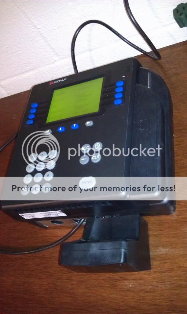 Kronos Time Clock Fingerprint at Eileen Porras blog