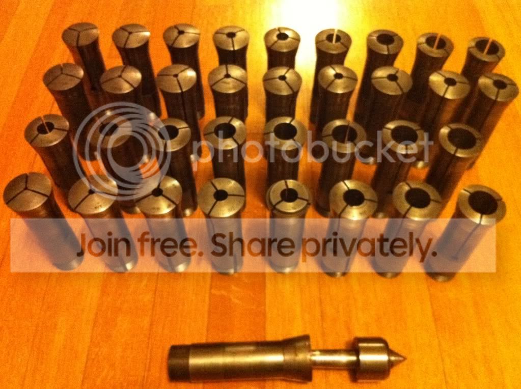 Rivett 6 R Collets x 32nds: 1/16" to 1-3/32
