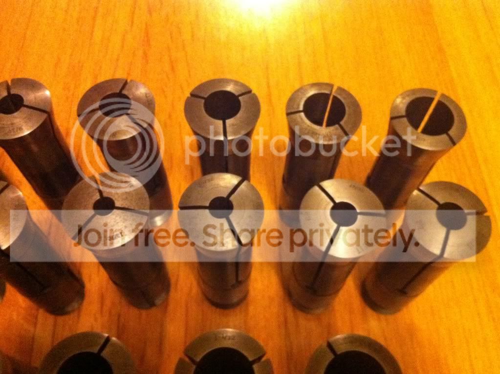 Rivett 6 R Collets x 32nds: 1/16" to 1-3/32